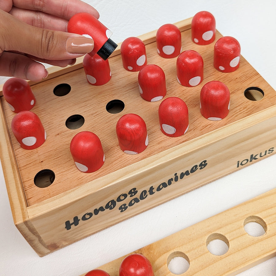 Juego de memoria Hongos Saltarines